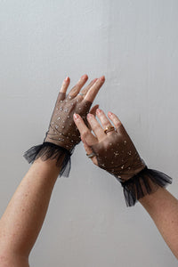 Harlow Gloves - Sparkle– Silk Row Bridal
